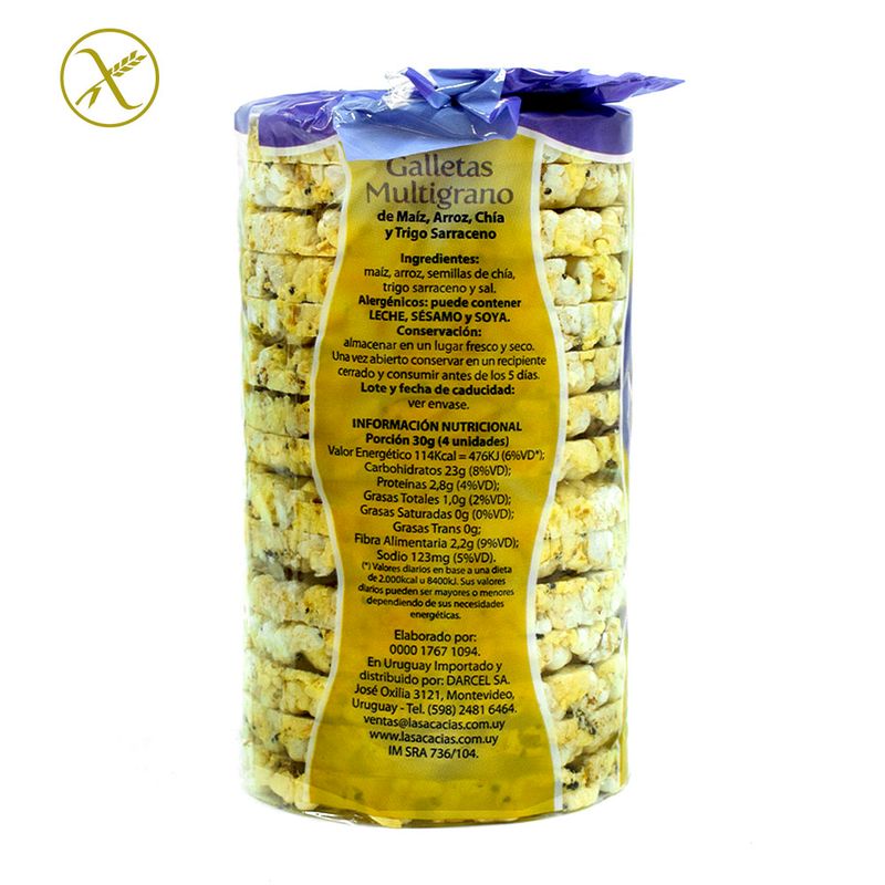 Galletas Multigrano Las Acacias 100 G