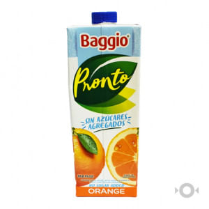 Jugo Baggio Pronto Sin Azucar 1 Lt. X 8 Unidades Naranja