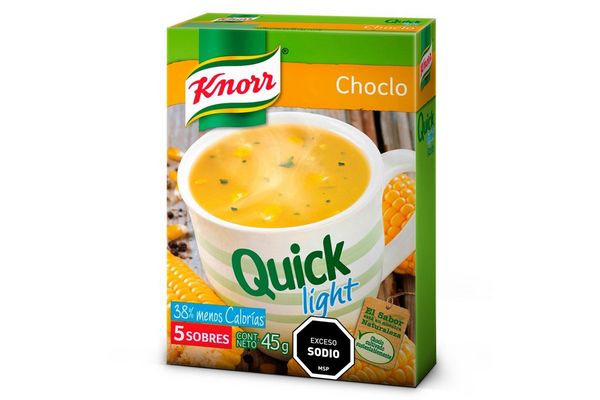 Sopa Quick Light Knorr X 5 Unidades Choclo