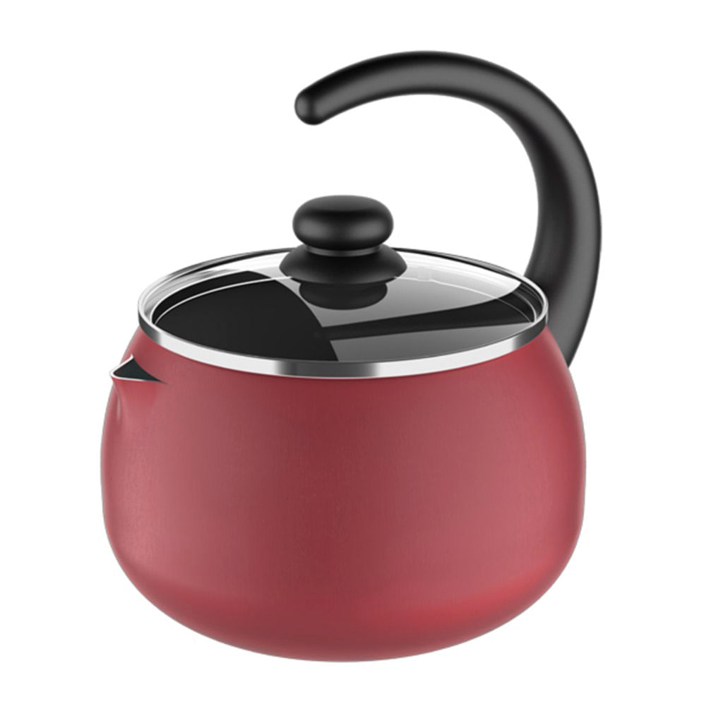 CALDERA ALUMINIO CON TAPA 2L CHERRY