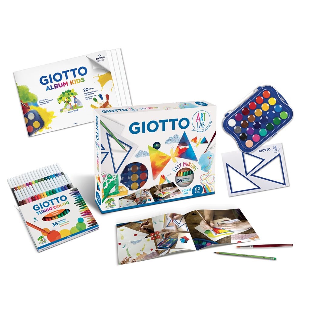 Set o kit GIOTTO Art Lab Easy Drawing contiene 68 piezas