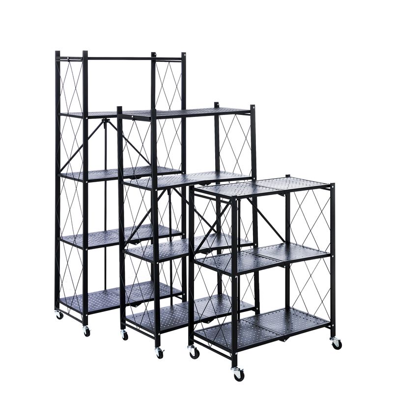 Estanteria Plegable Con Ruedas 5estantes