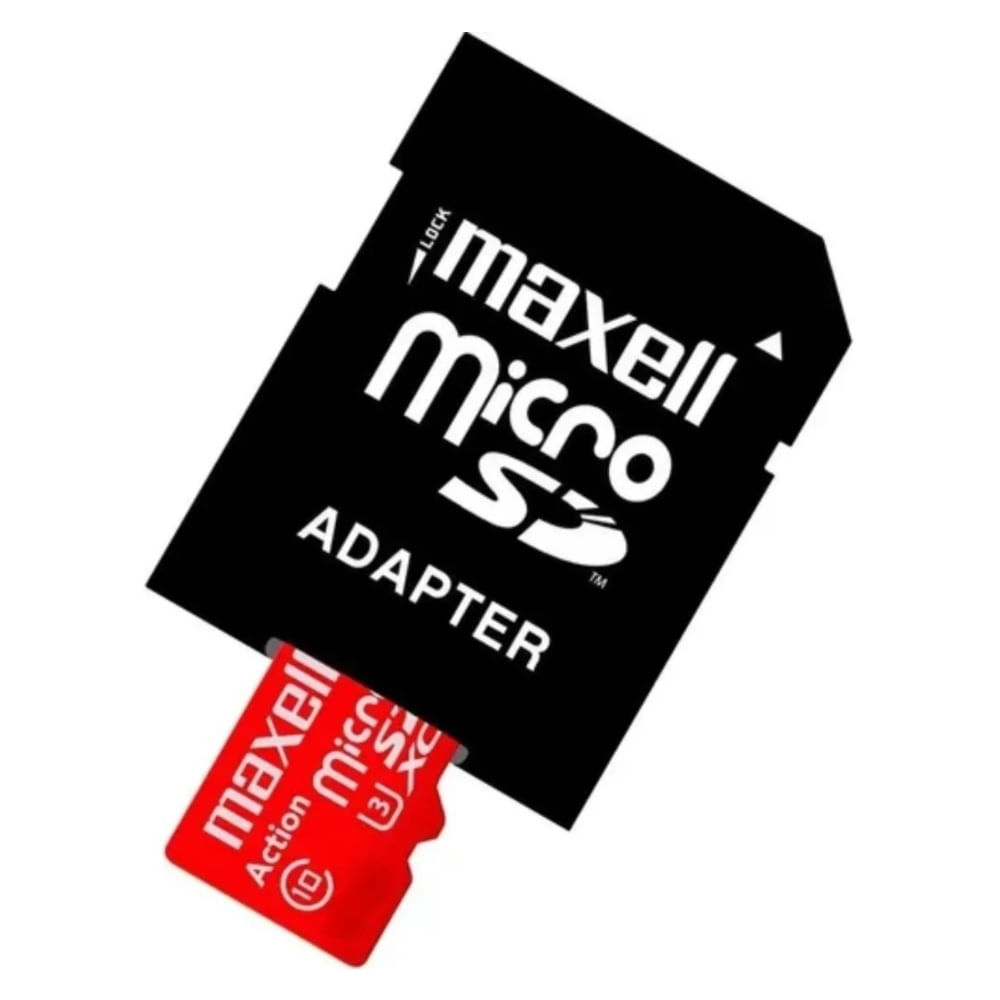 Memoria Micro Sd Maxell 256gb Clase 10 100mbs 4k C/adaptador