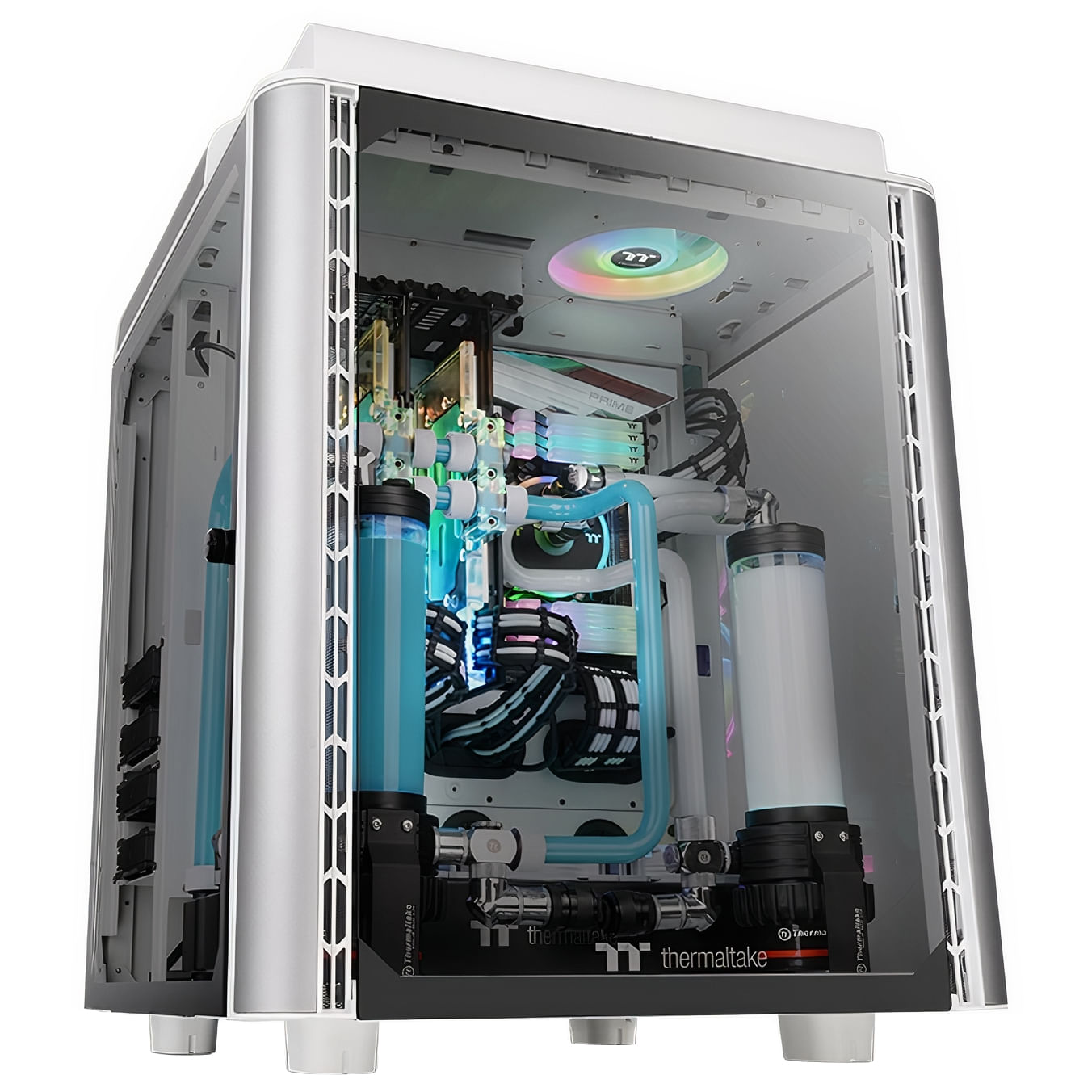 Gabinete Gamer Grande Full Thermaltake Level 20 HT Blanco