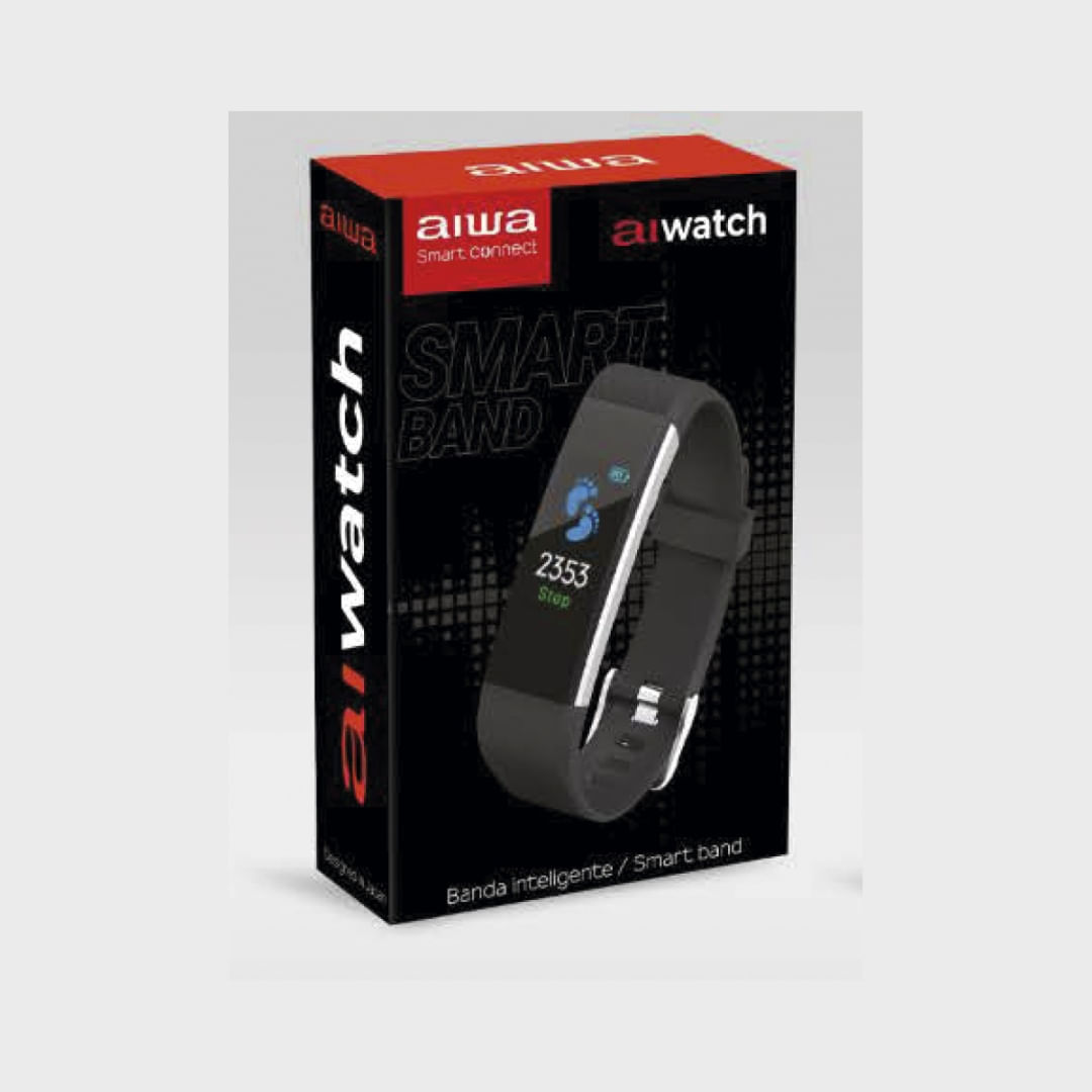 Aiwa SmartWatch Reloj Smart AW-S115 BK