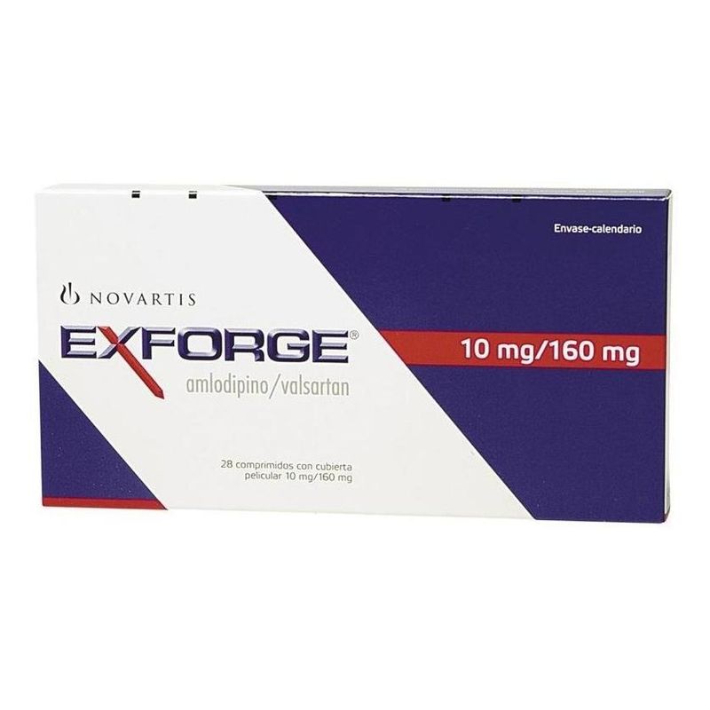 Exforge 10/160 Mg 28 Comprimidos