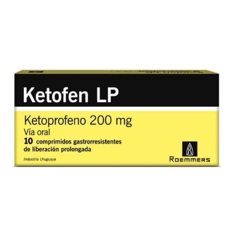 Ketofen Lp 200 Mg 10 Comprimidos | Ketoprofeno