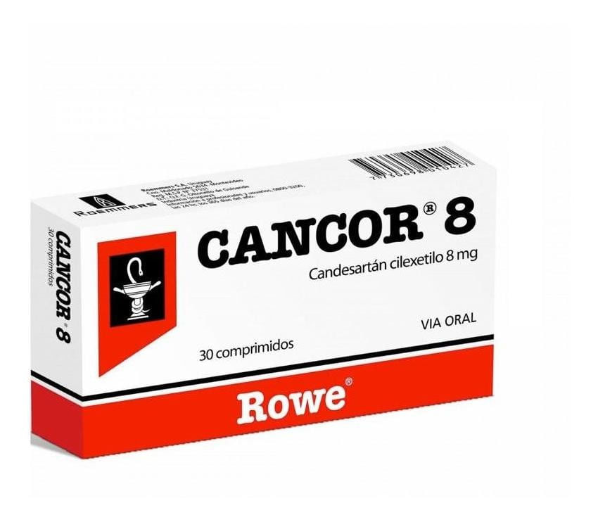 Cancor 8 Mg X 30 Comprimidos