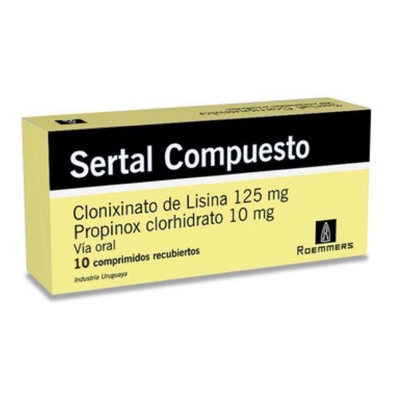 Sertal Compuesto N F 20 Comprimidos