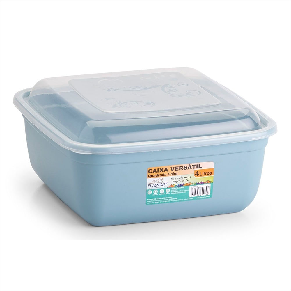 Tupper Plastico Rectangular 4 Litros Libre Bpa Grupo Dos