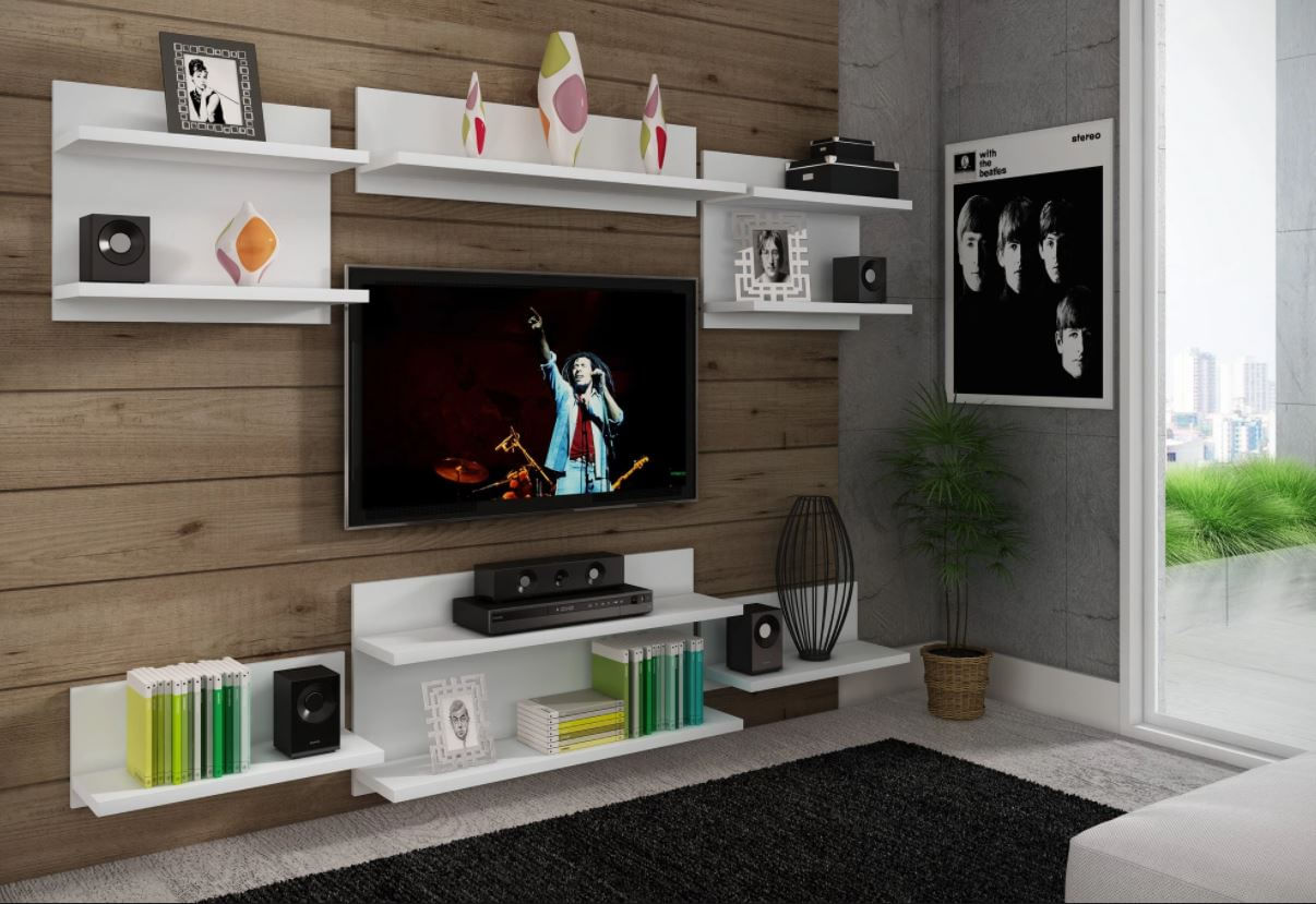 Repisa Estante Flotante 54cm Hogar Oficina