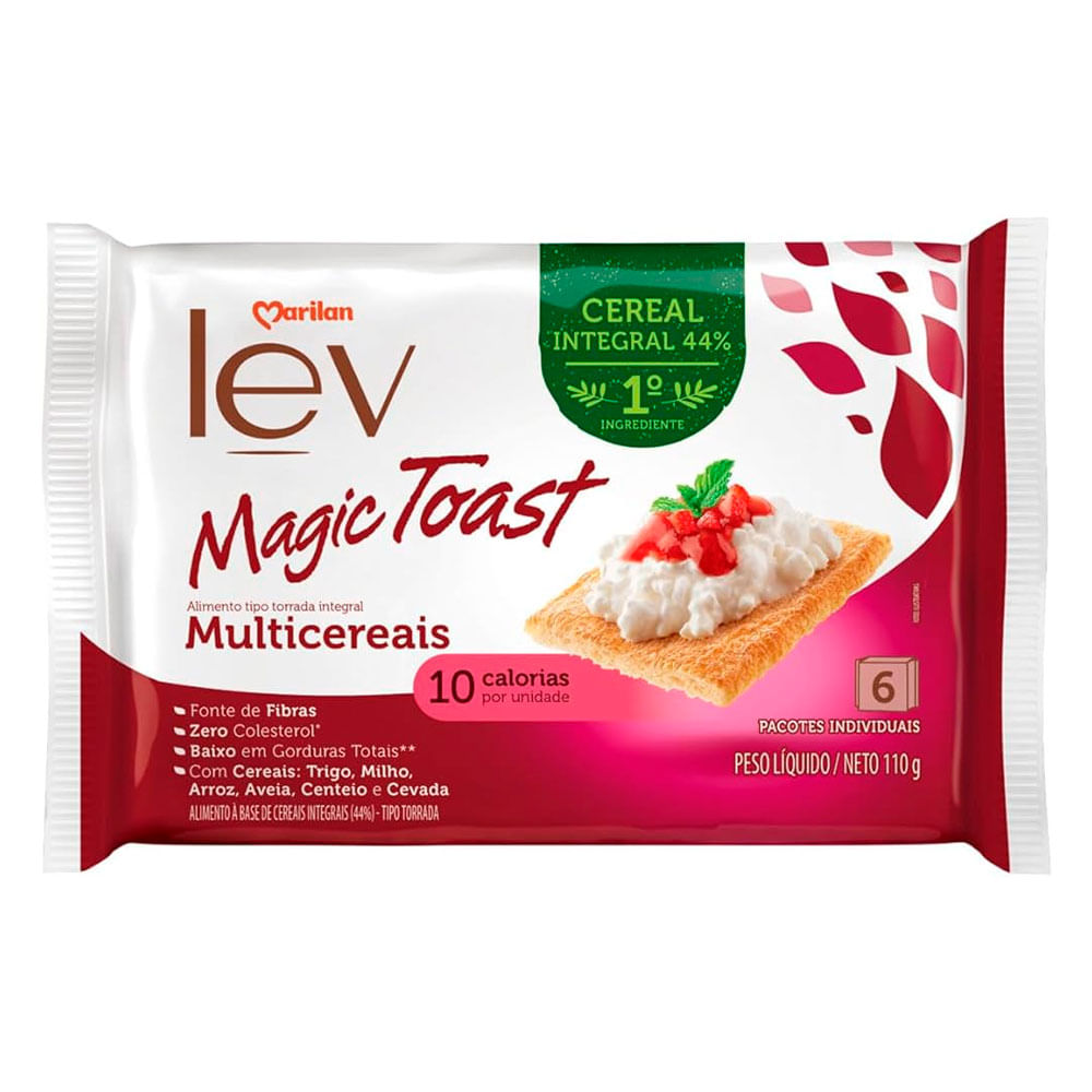 Magic Toast Multicereal 110G