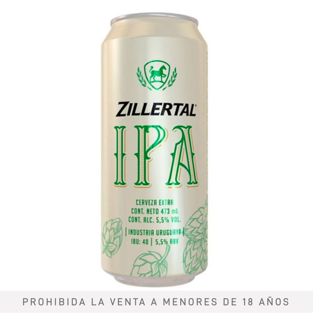Cerveza Zillertal Ipa Lata 473 Ml