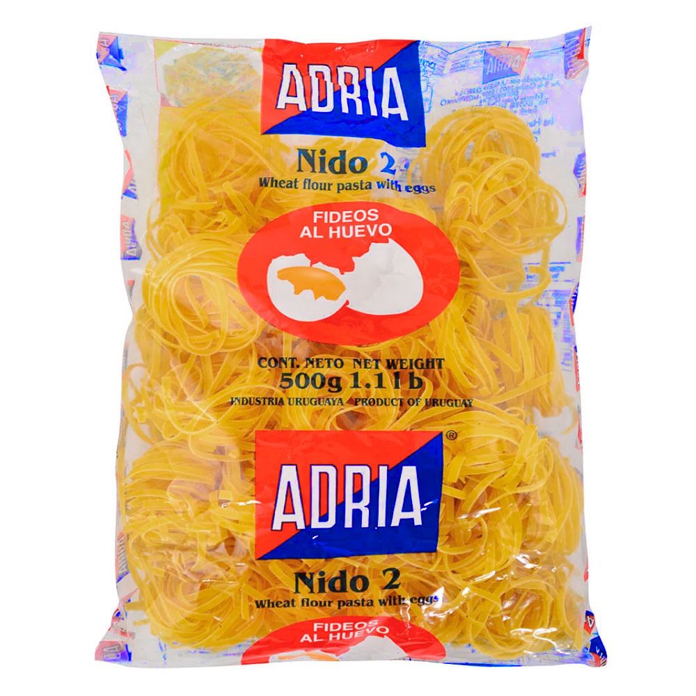 Fideos Nidos Al Huevo Adria 500 G
