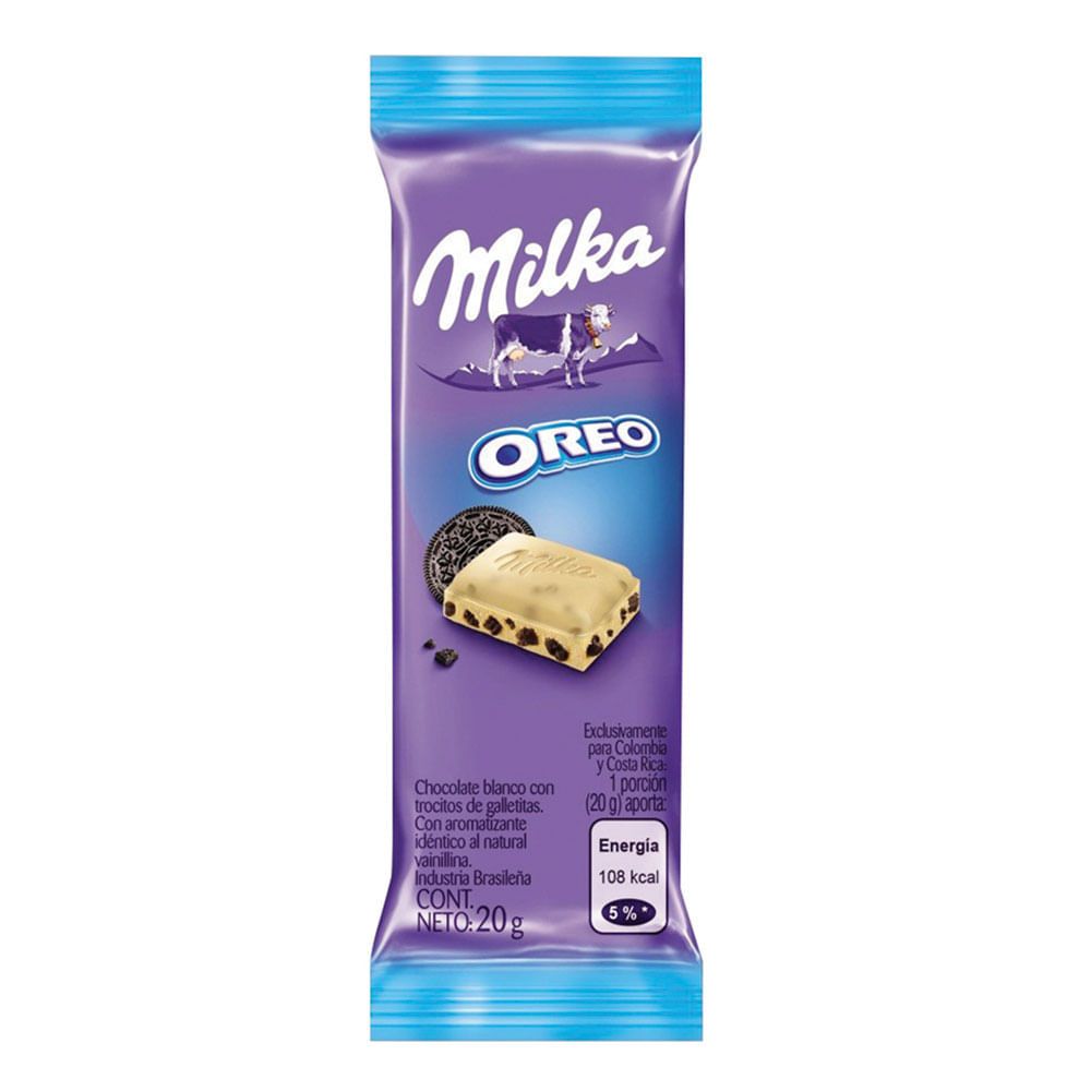 Tableta Milka Oreo Blanco 20 G