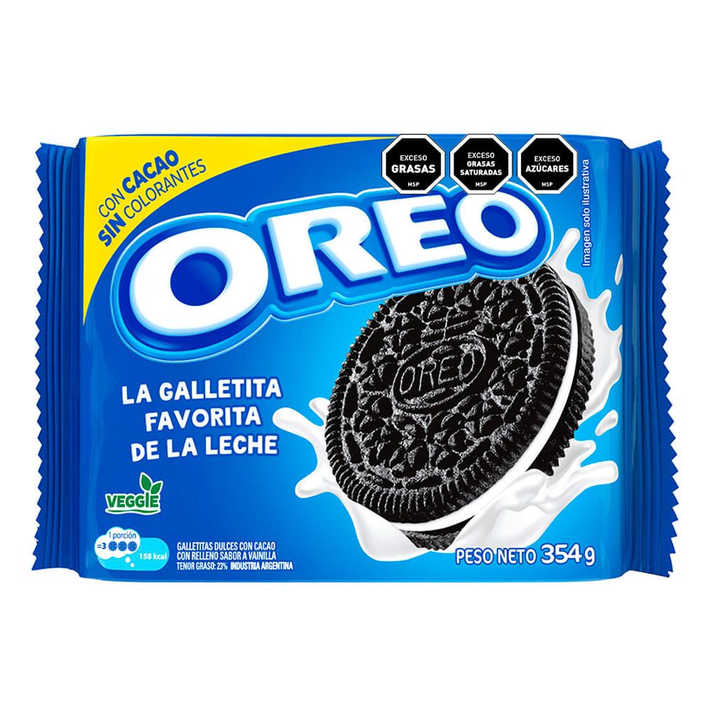 Galletas Rellenas Oreo Regular 354 G