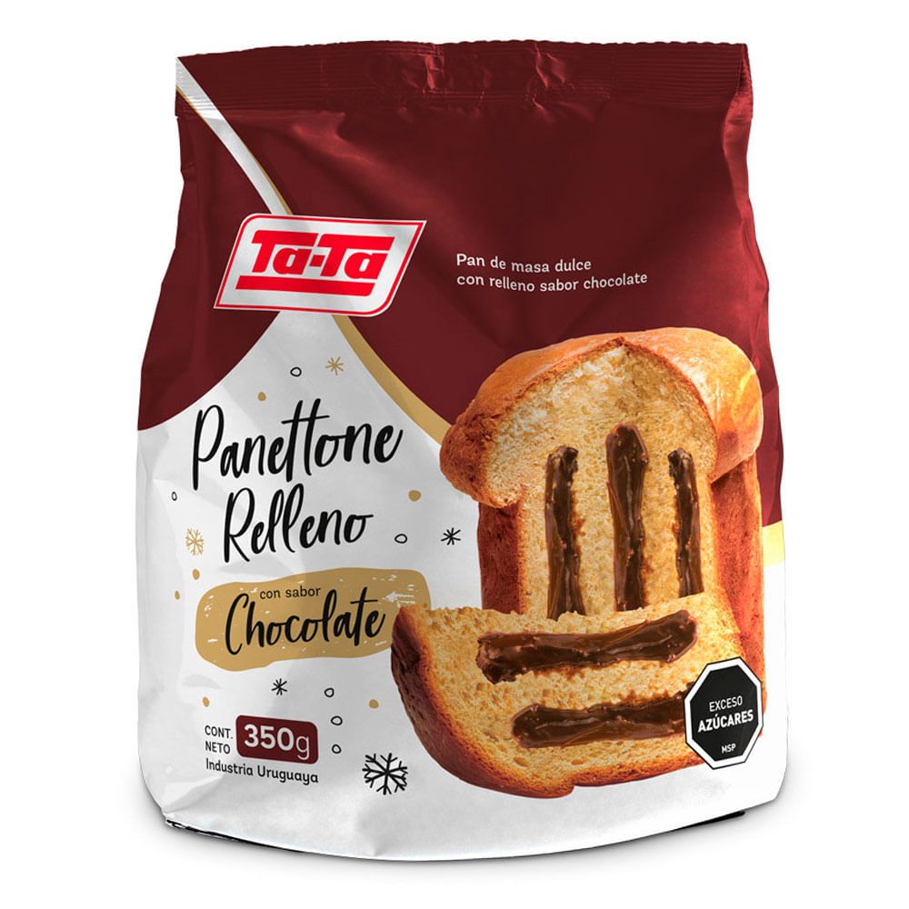 Pan Dulce Relleno De Chocolate Tata 350 G