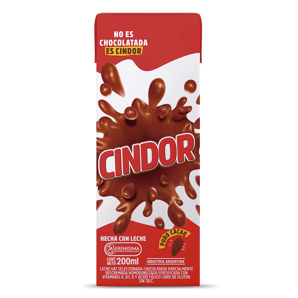 Leche Chocolatada Cindor Uht 200 Ml